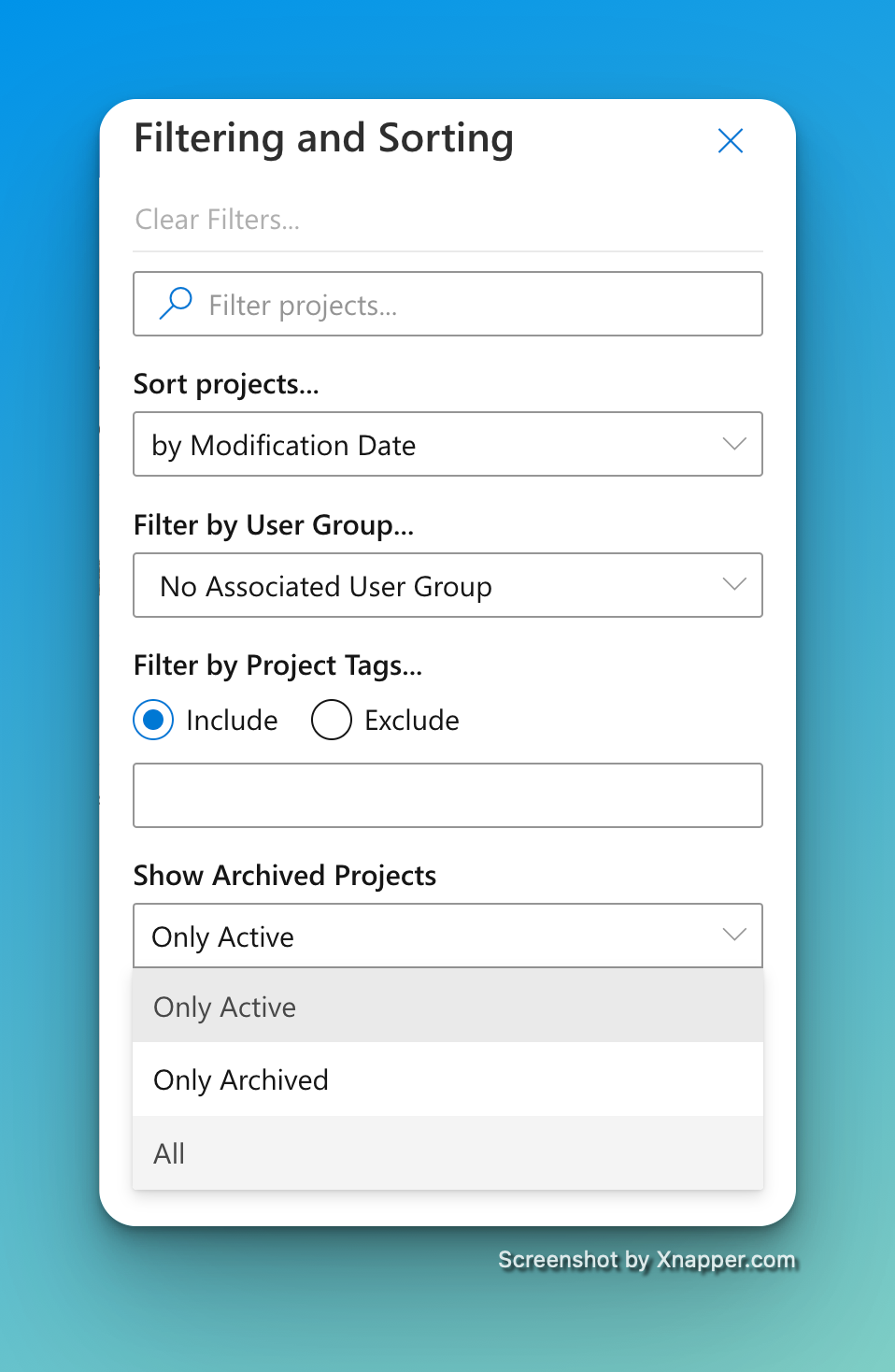 Archiving, Unarchiving, and Deleting Projects in Priority Matrix ...