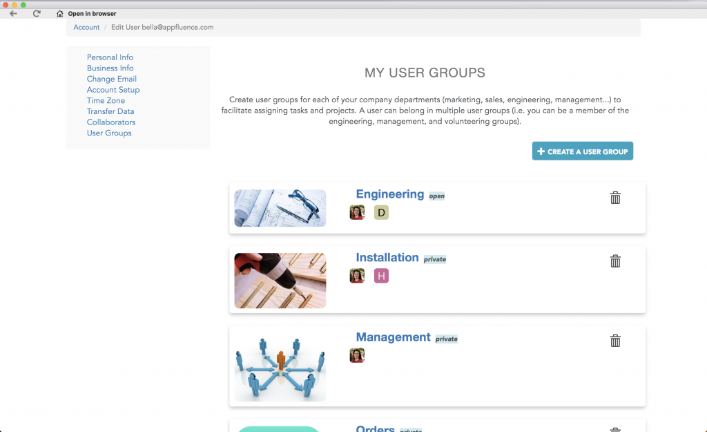 User Groups in Priority Matrix - Priority Matrix Help