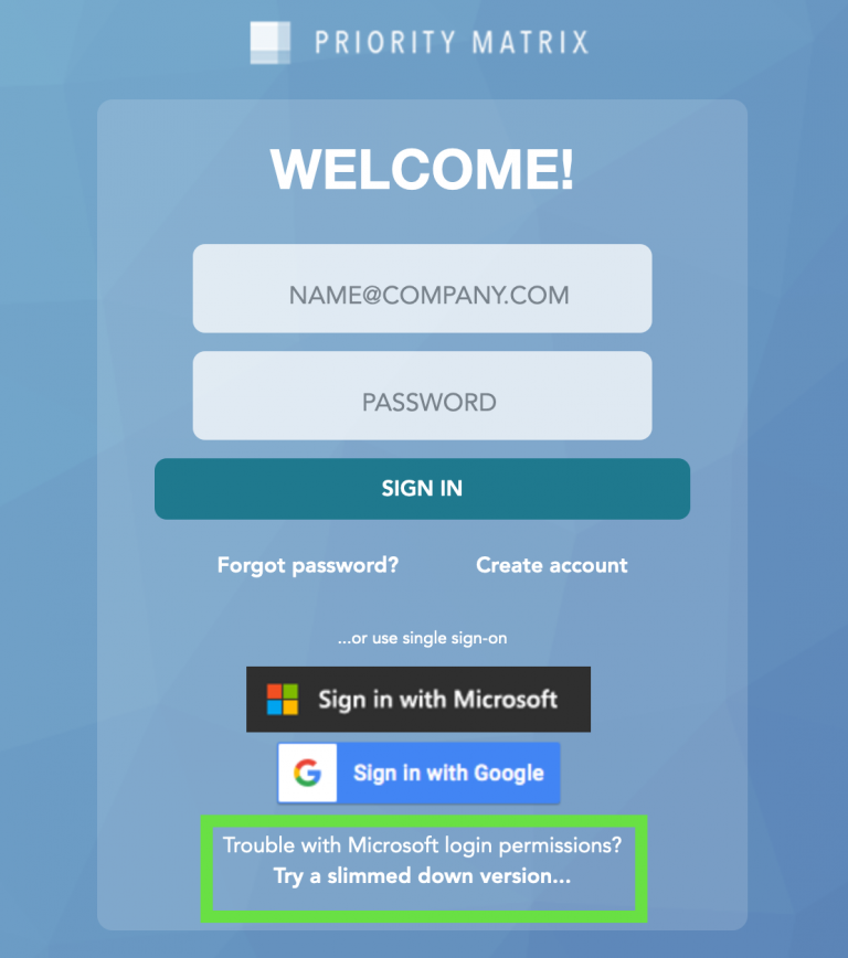 Microsoft Teams says you "Need admin approval" - Priority Matrix Help
