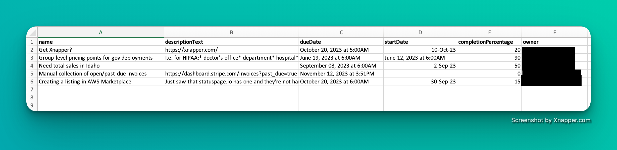 Expected format for importing .csv files into Priority Matrix - Priority Matrix Help