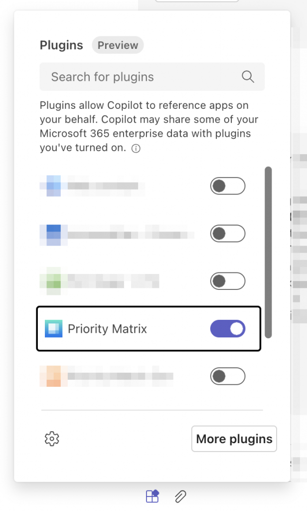Using Microsoft 365 Copilot for Advanced Interactions - Priority Matrix Help